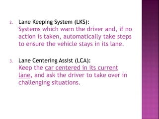 Lane detection sensors | PPTX
