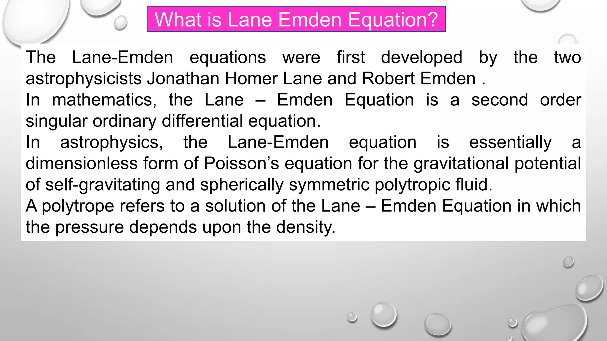 Lane_emden_equation_solved_by_HPM_final | PPTX | Web Development | Internet