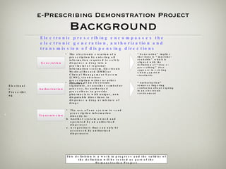 Lane ePrescribe | PPT