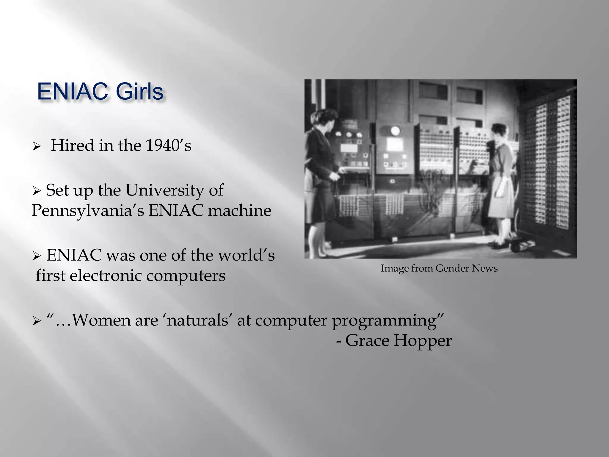 Women and Computer Science | PPTX