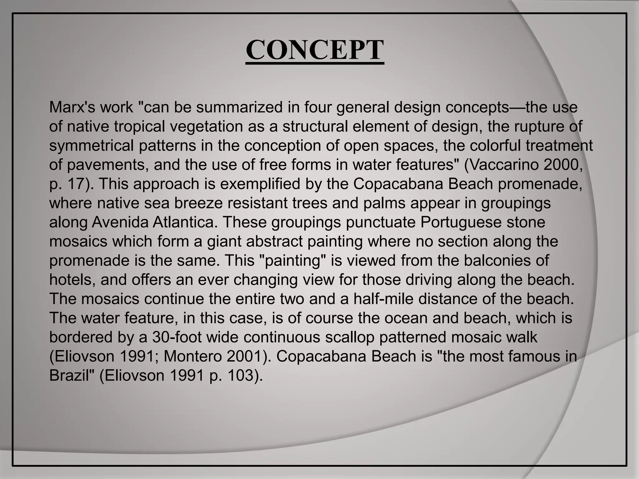 robert burle marx landscape architect | PPTX