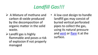 Lanfill gas introduction and its different aspects | PPT