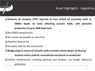 Canoel International Energy - October 2013 | PPT