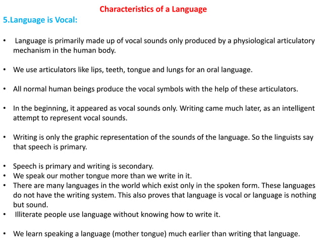 What is language? Definitions of different authors | PDF