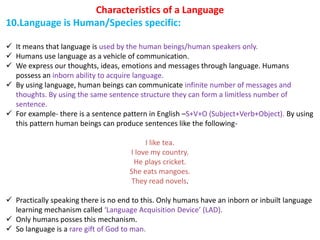 What is language? Definitions of different authors | PDF