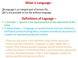 Language | PPTX | Programming Languages | Computing