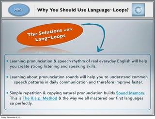 American Accent Training with Language~Loops | PDF