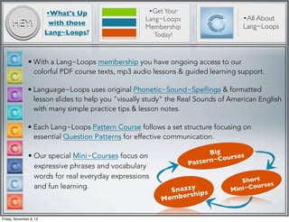 American Accent Training with Language~Loops | PDF