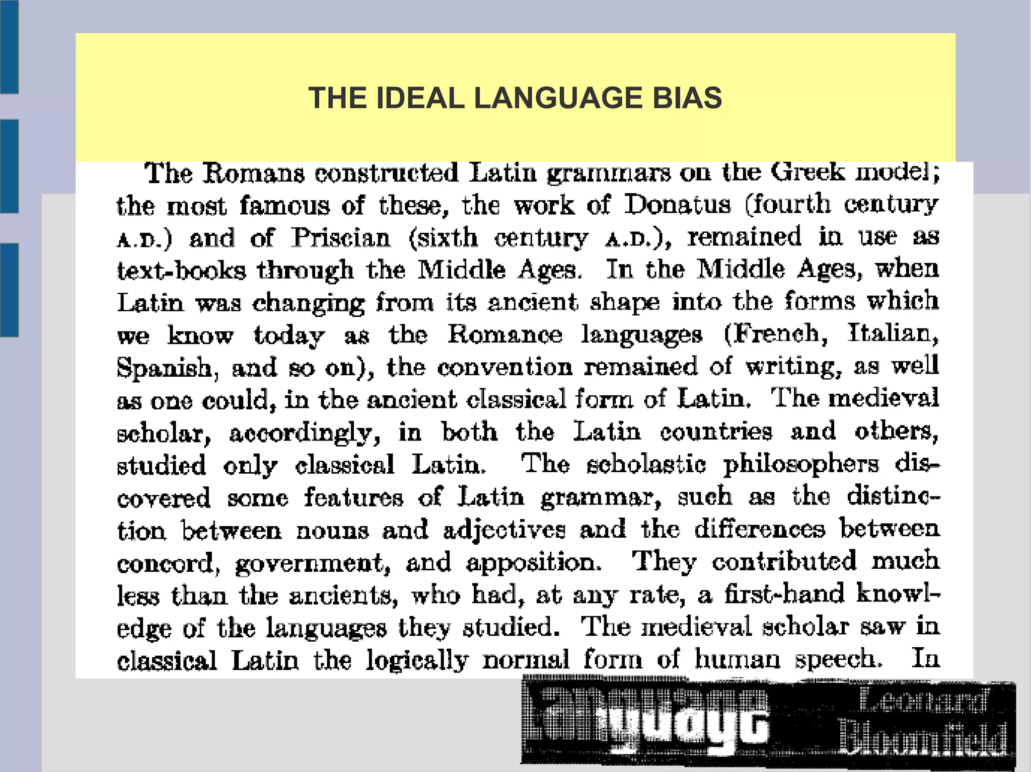 GRAMMAR & LOGIC: AN UNHOLY MARRIAGE | PPT