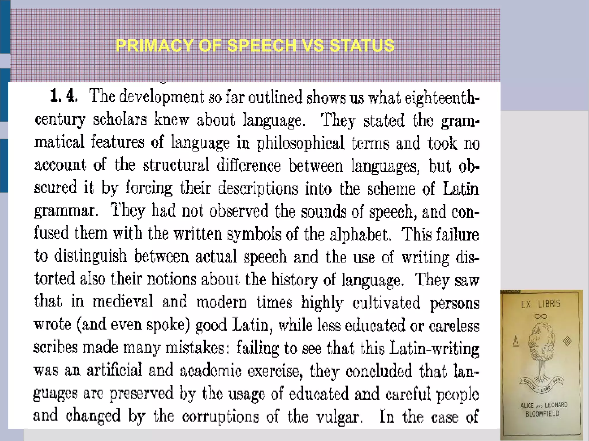 GRAMMAR & LOGIC: AN UNHOLY MARRIAGE | PPT