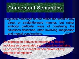 Langacker's cognitive grammar | PPT