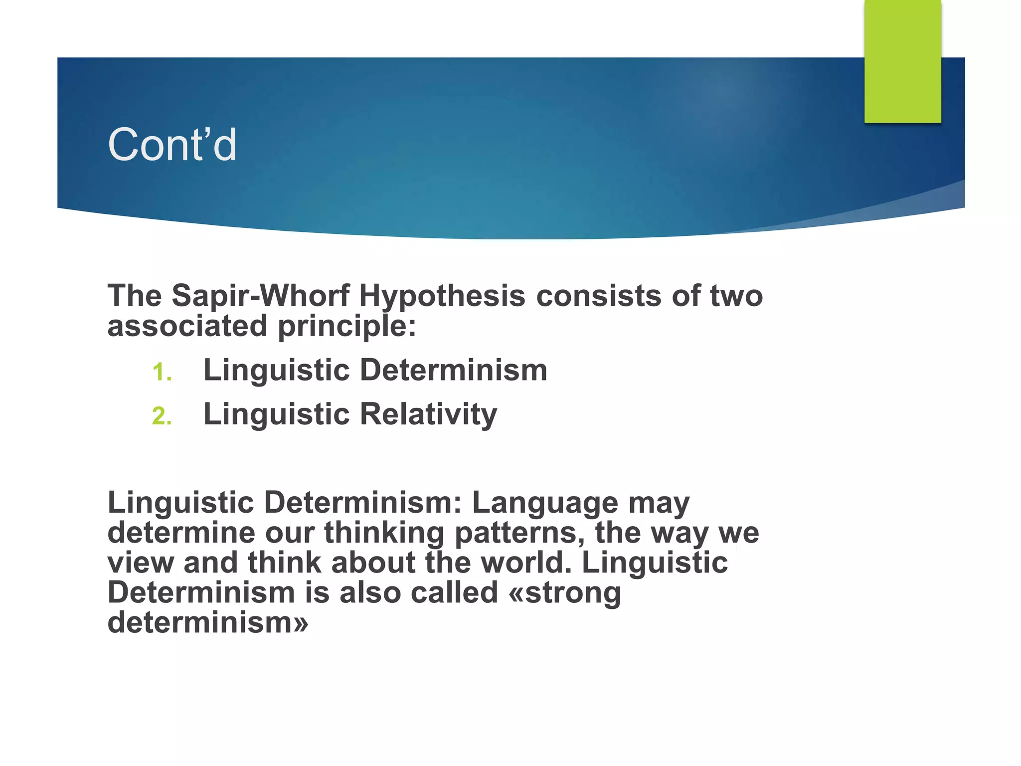 Language and culture | PPTX