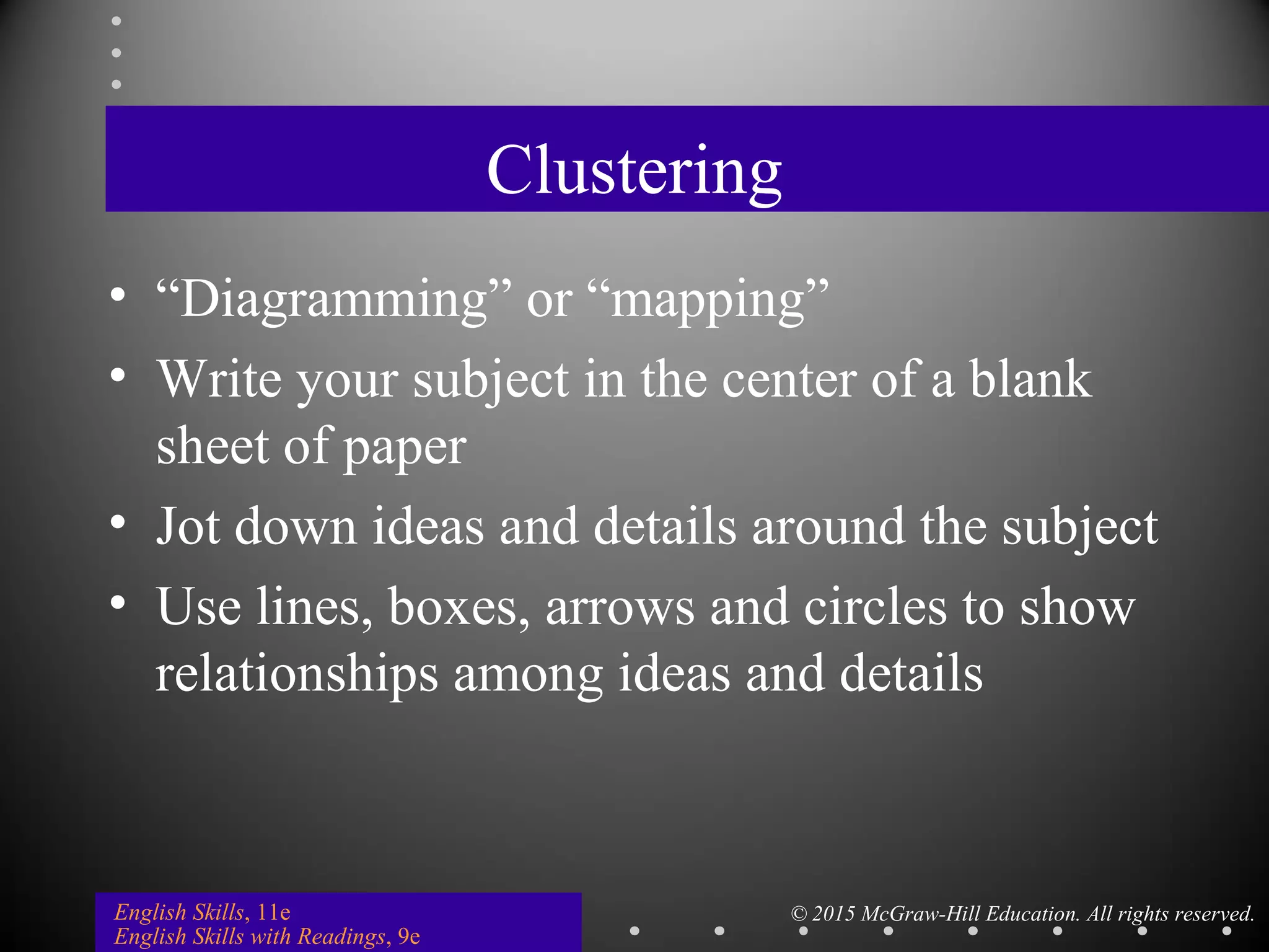 Chapter 2: The Four Bases and the Writing Process (Langan) | PPT