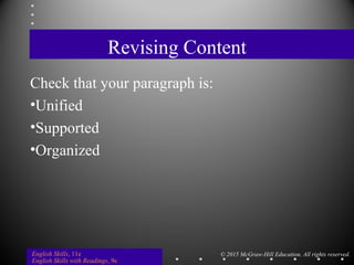 Chapter 2: The Four Bases and the Writing Process (Langan) | PPT
