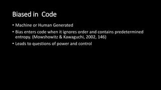 Code in the IL Classroom: Moving towards a trans-discipline information ...