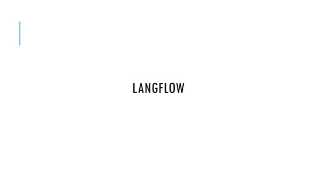 Generative AI Application Development using LangChain and LangFlow ...