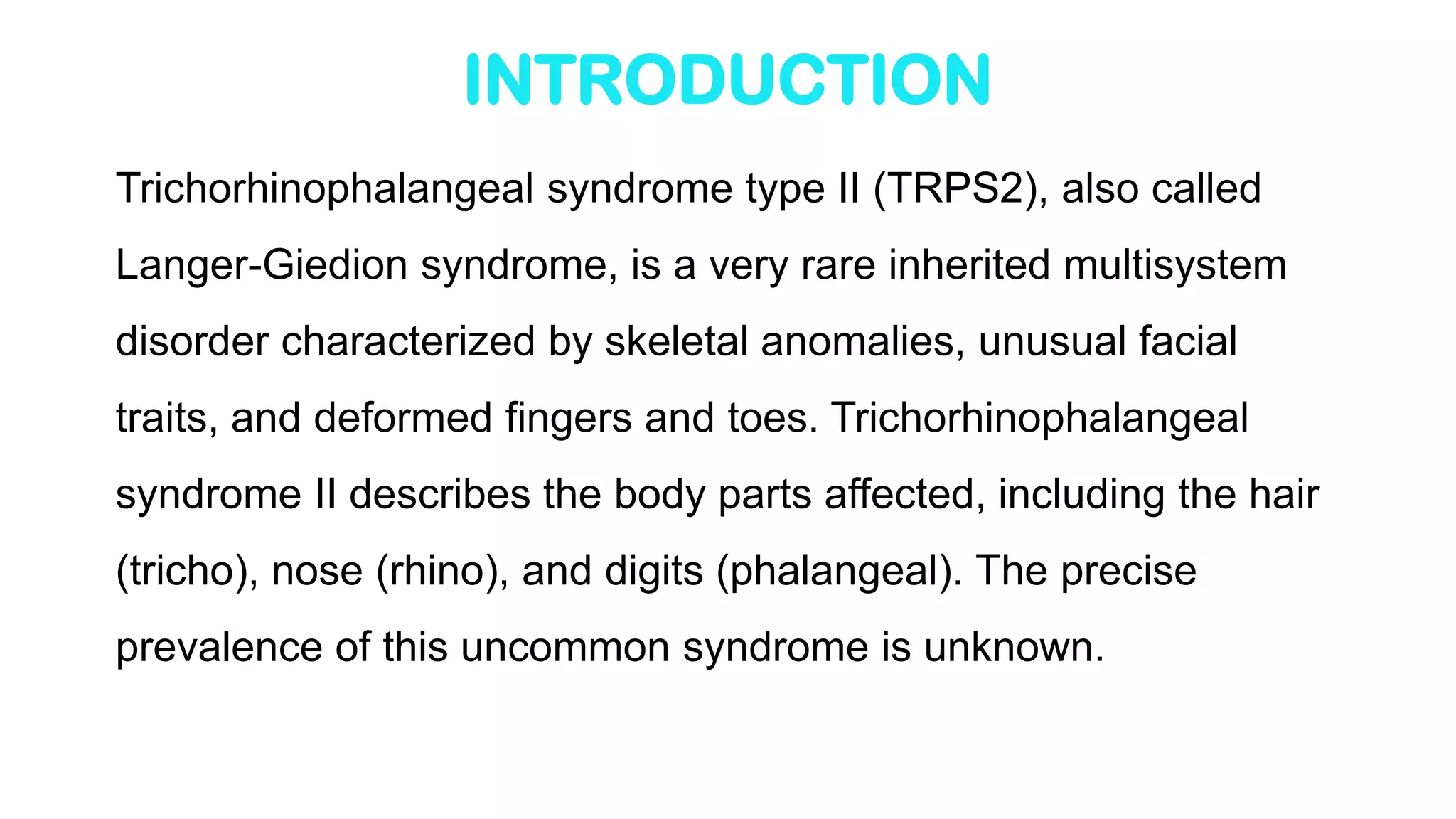 LANGER GIEDION SYNDROME | PDF | Genetics | Science