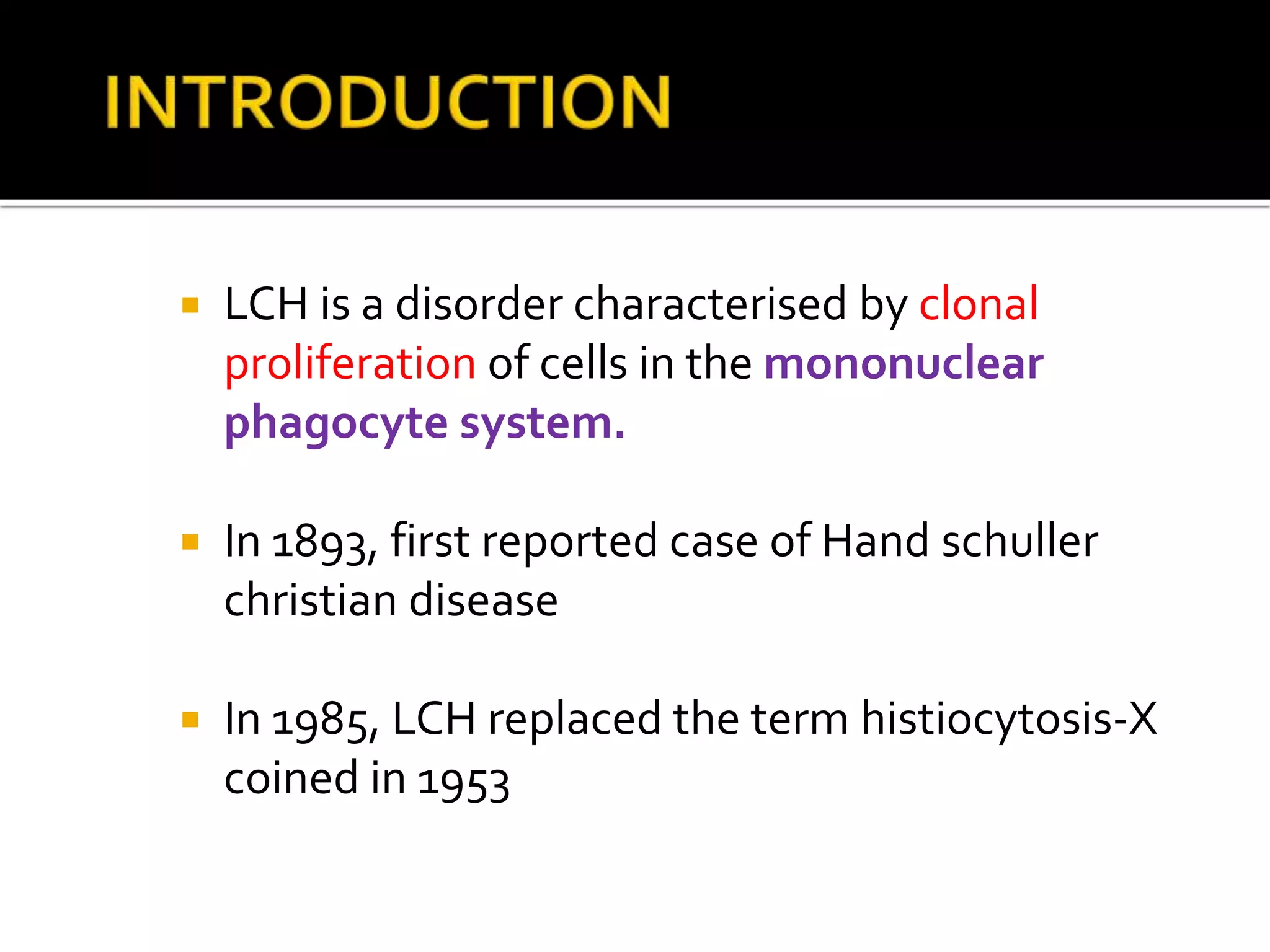Langerhans cell histiocytosis | PPTX