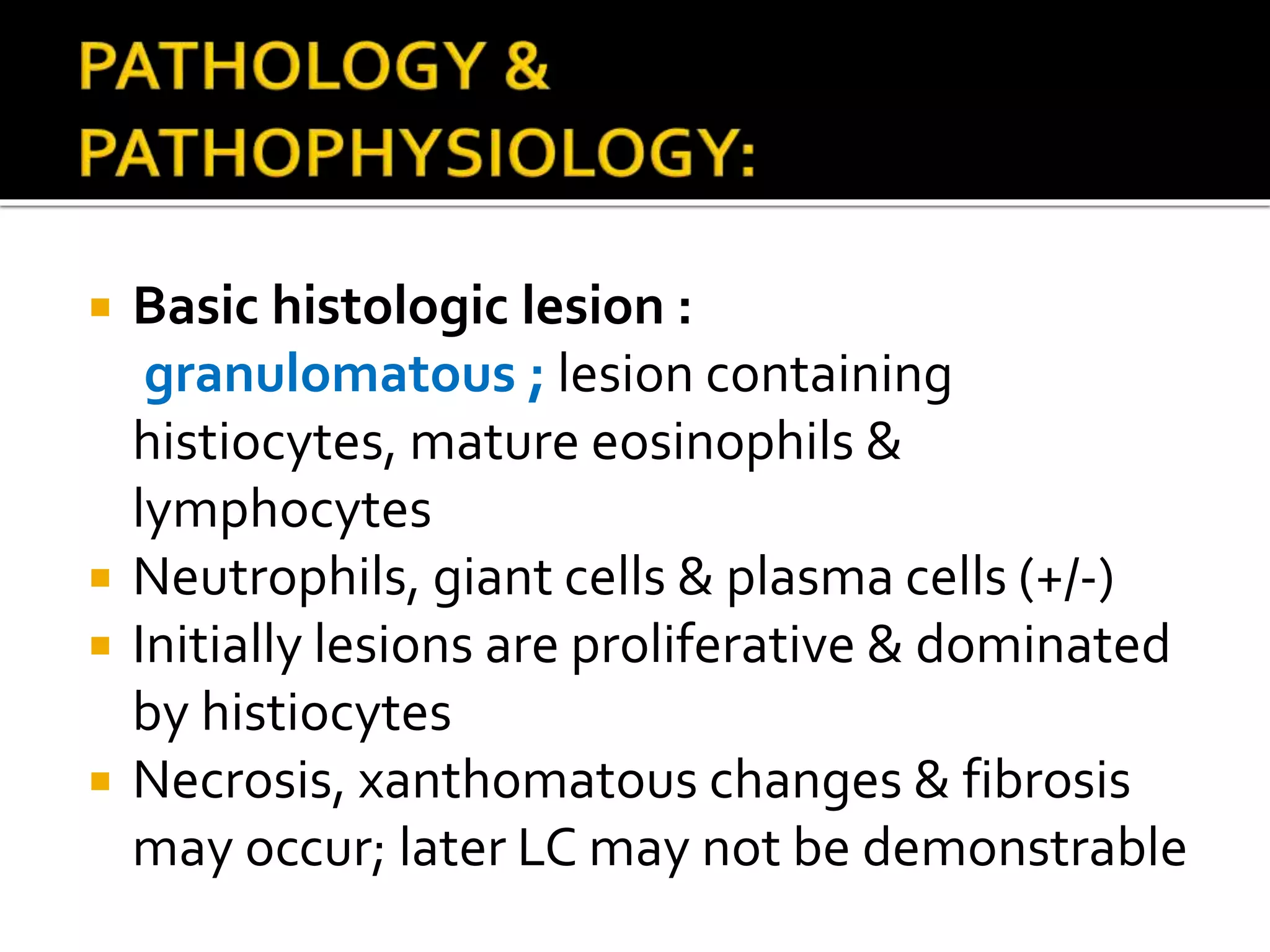 Langerhans cell histiocytosis | PPTX