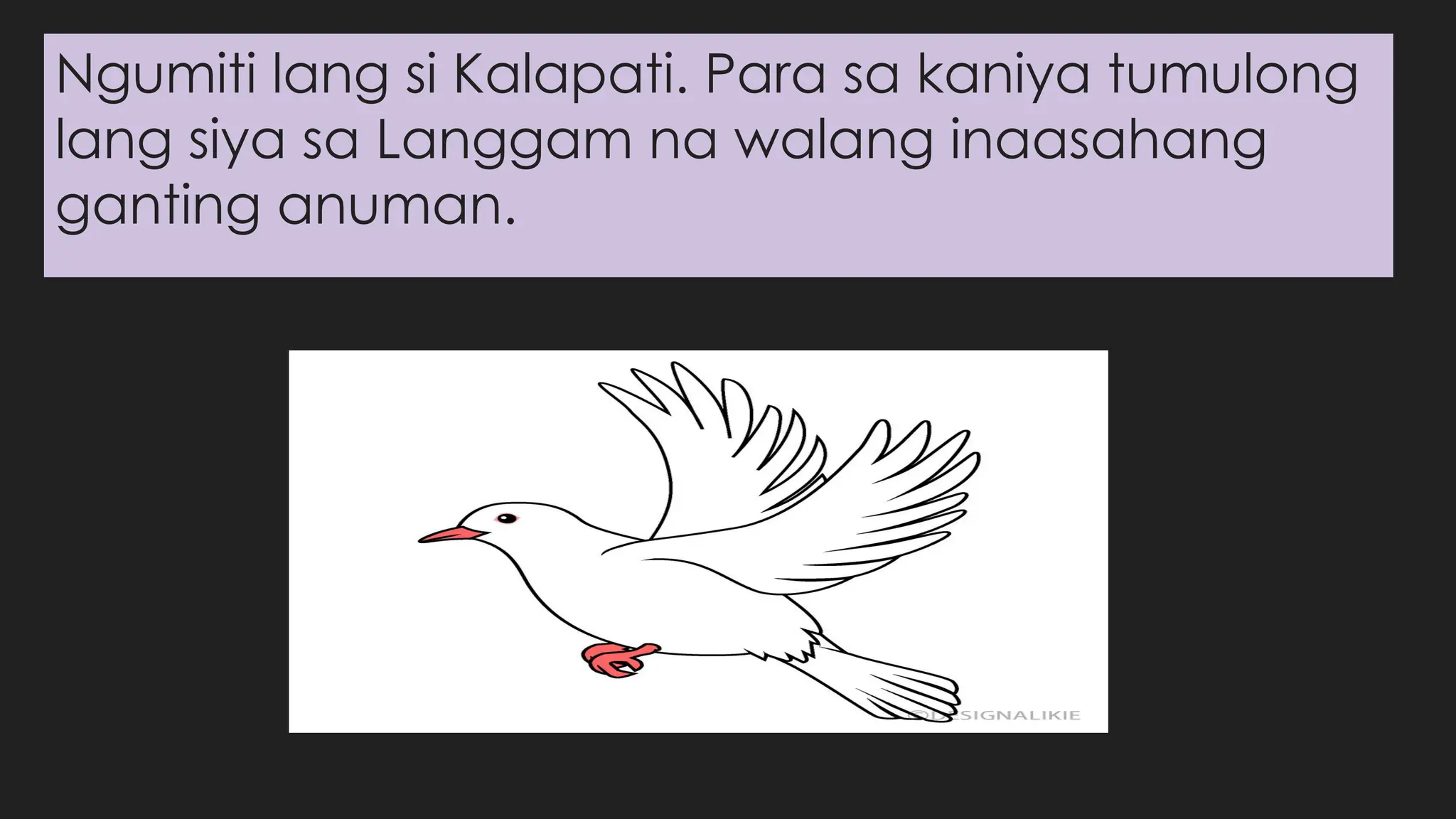 Mikling Kuwento. Ang Langgam at ang Kalapati | PDF
