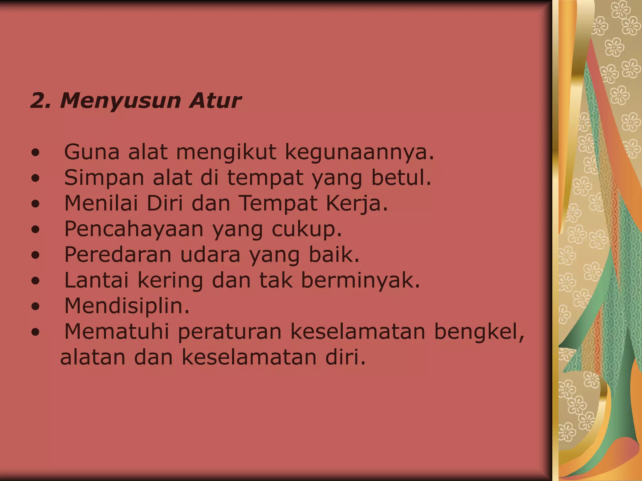 Langkah keselamatan-di-bengkel-kh | PPT