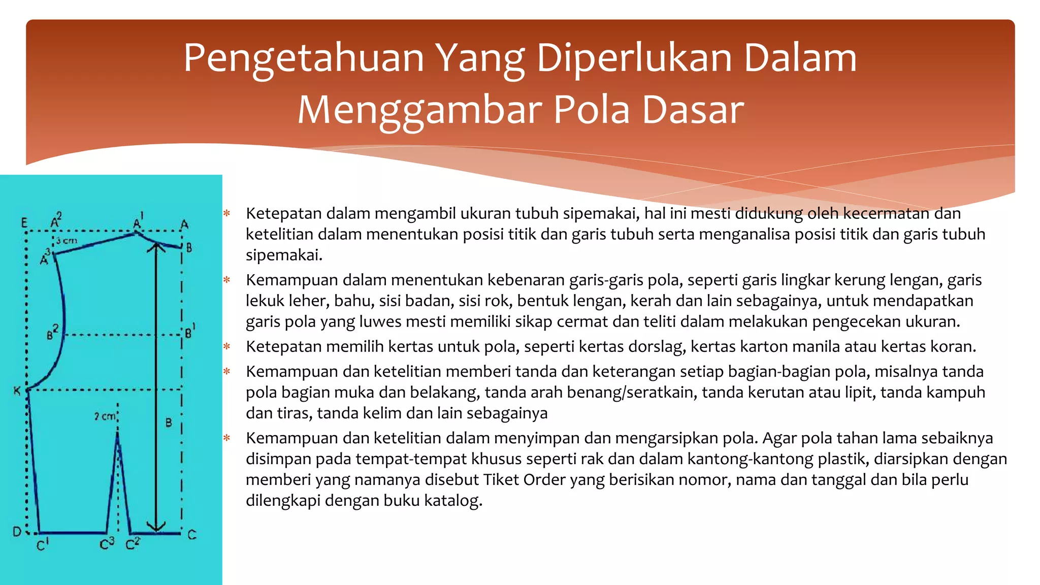 Langkah-langkah dalam persiapan pembuatan pola dengan tehnik kontruksi.pptx