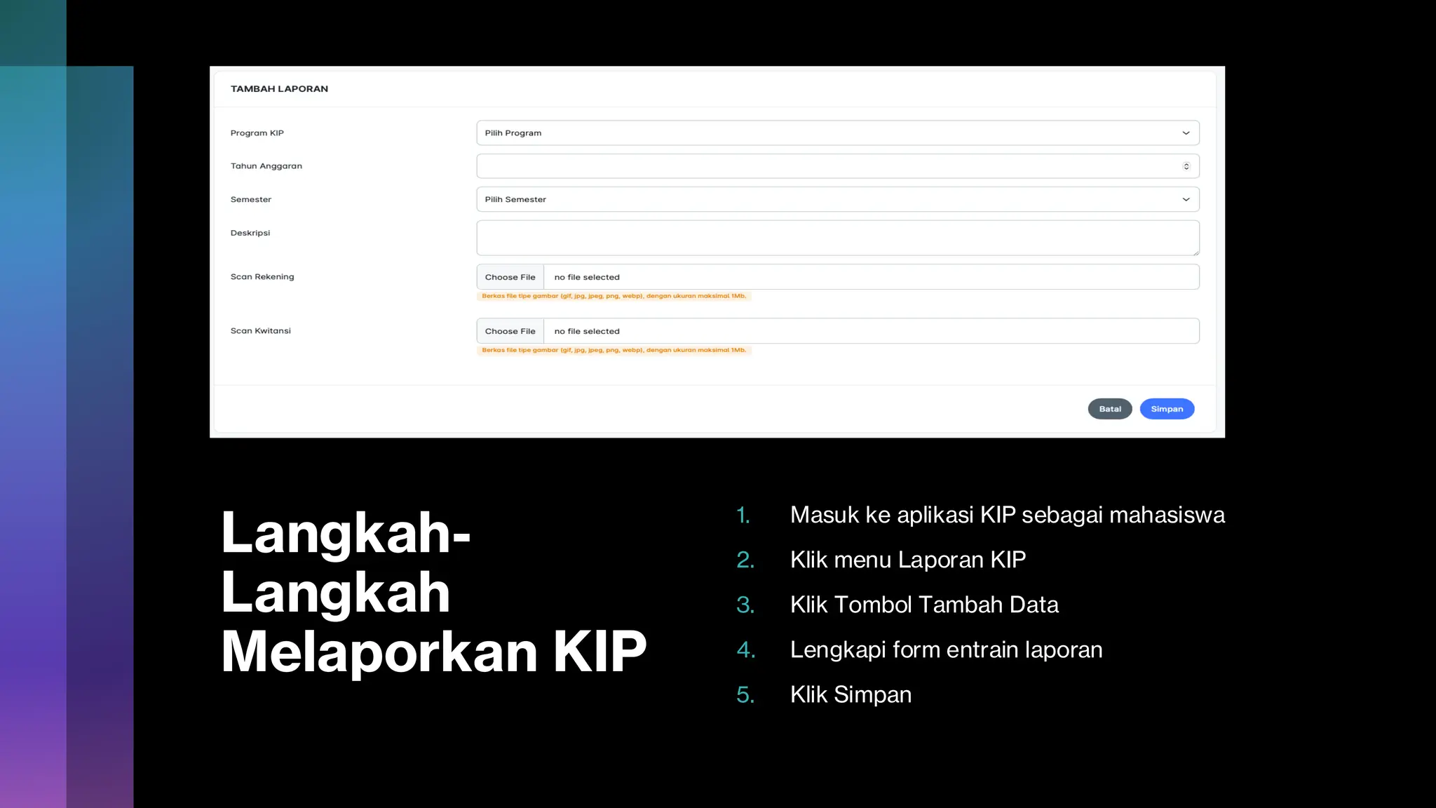 Langkah-langkah Laporan KIP Mahasiswa.pdf