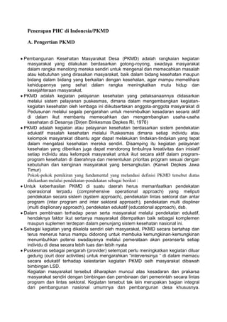 Langkah langkah pemetaan pkmd | DOCX