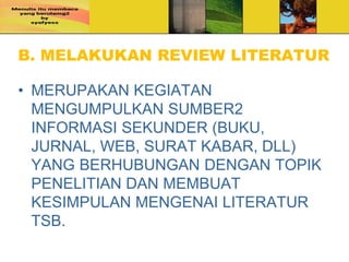 Langkah Langkah Penelitian | PDF