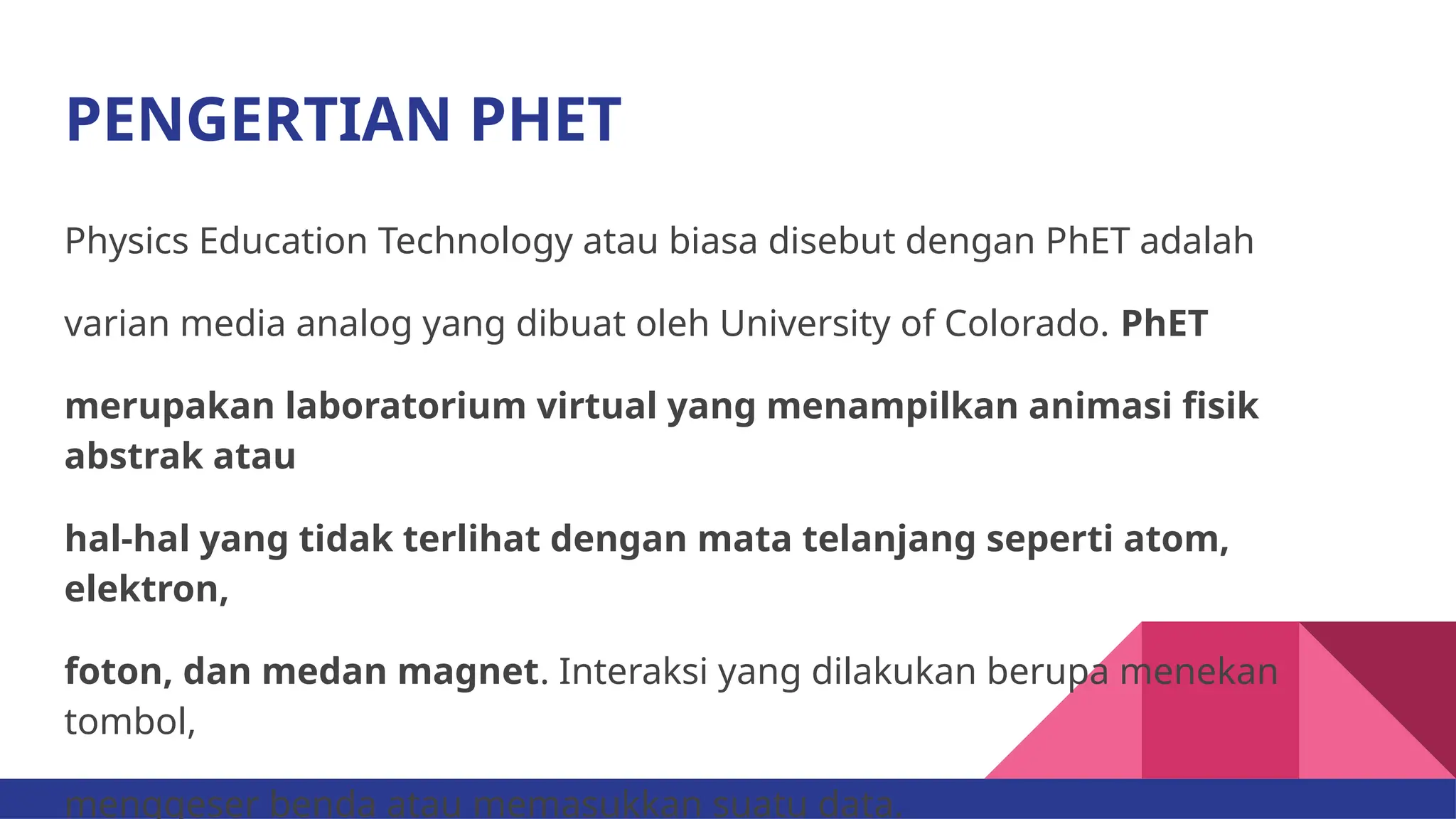 LANGKAH - LANGKAH PENGGUNAAN PHET SIMULATOR KELOMPOK | PPTX