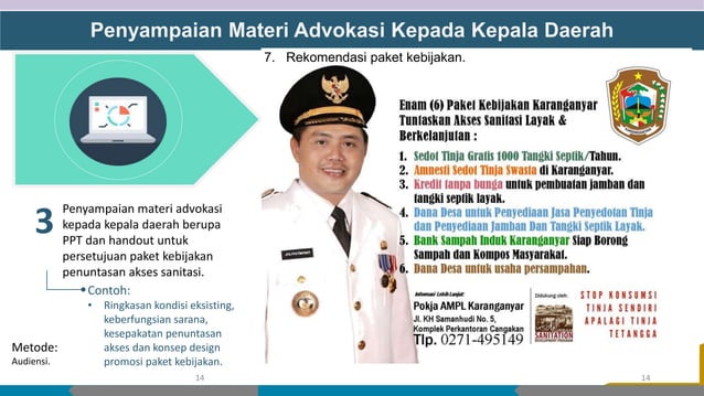 Langkah langkah teknis penyusunan materi advokasi kepada kdh | PPT