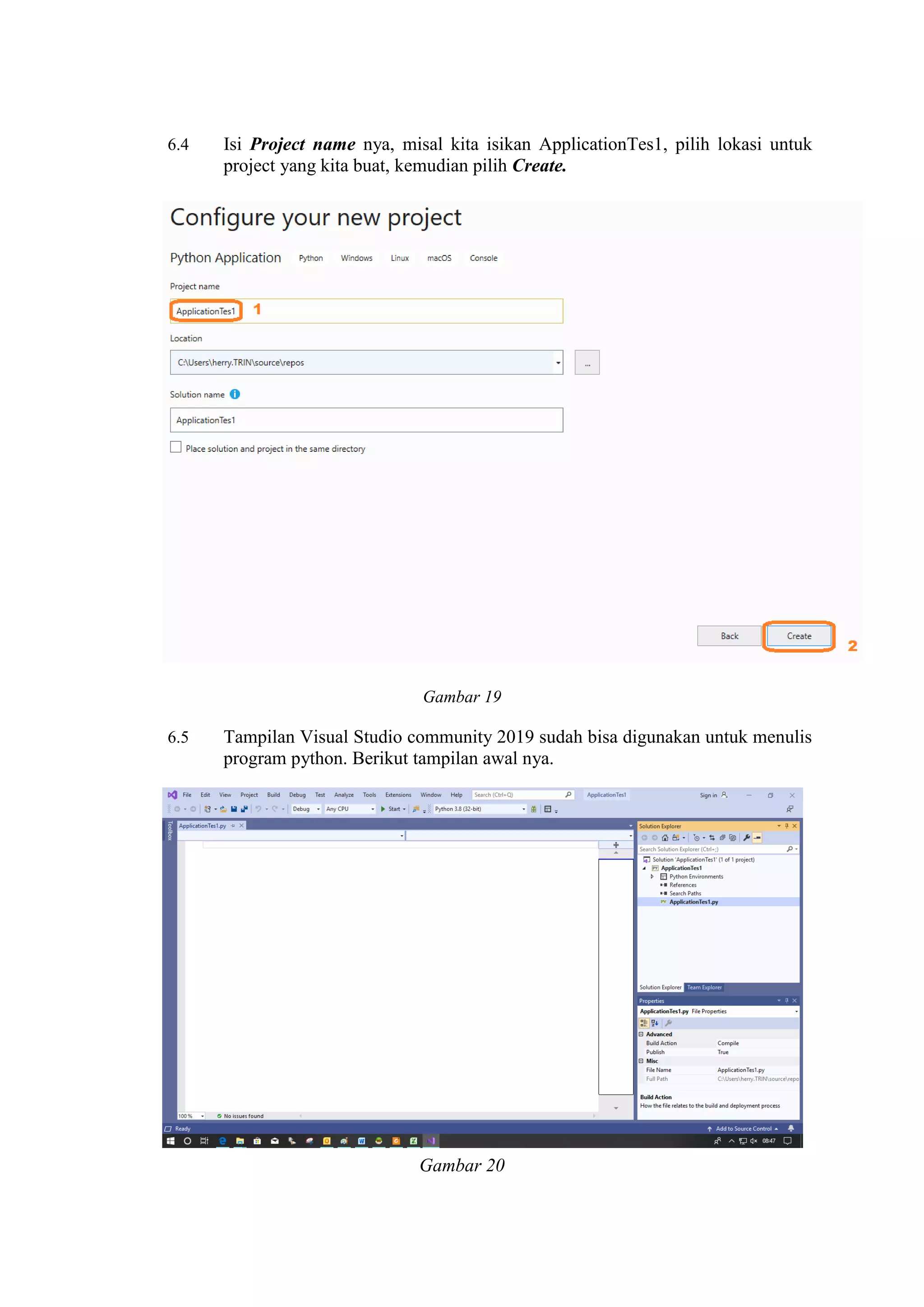 Langkah langkah untuk menginstal program python 3 pada sistem operasi ...