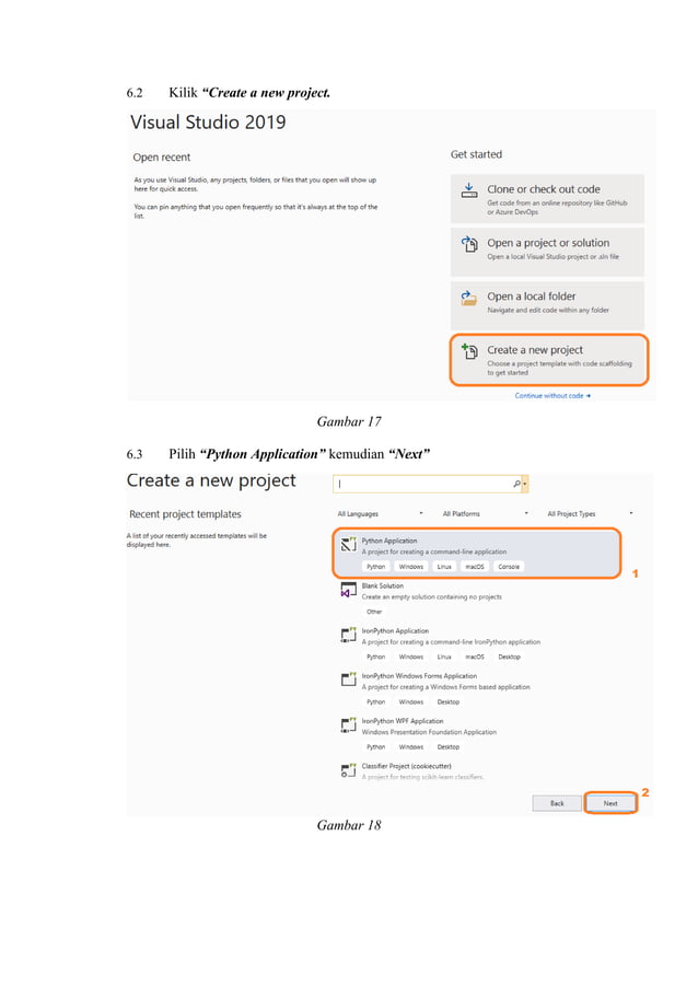 Langkah langkah untuk menginstal program python 3 pada sistem operasi ...