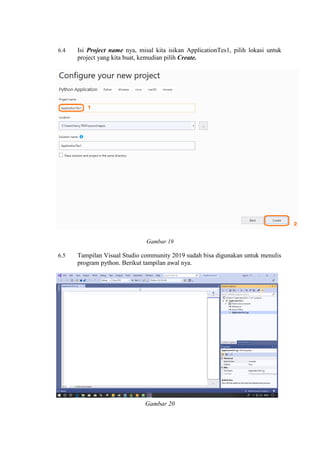 Langkah langkah untuk menginstal program python 3 pada sistem operasi ...