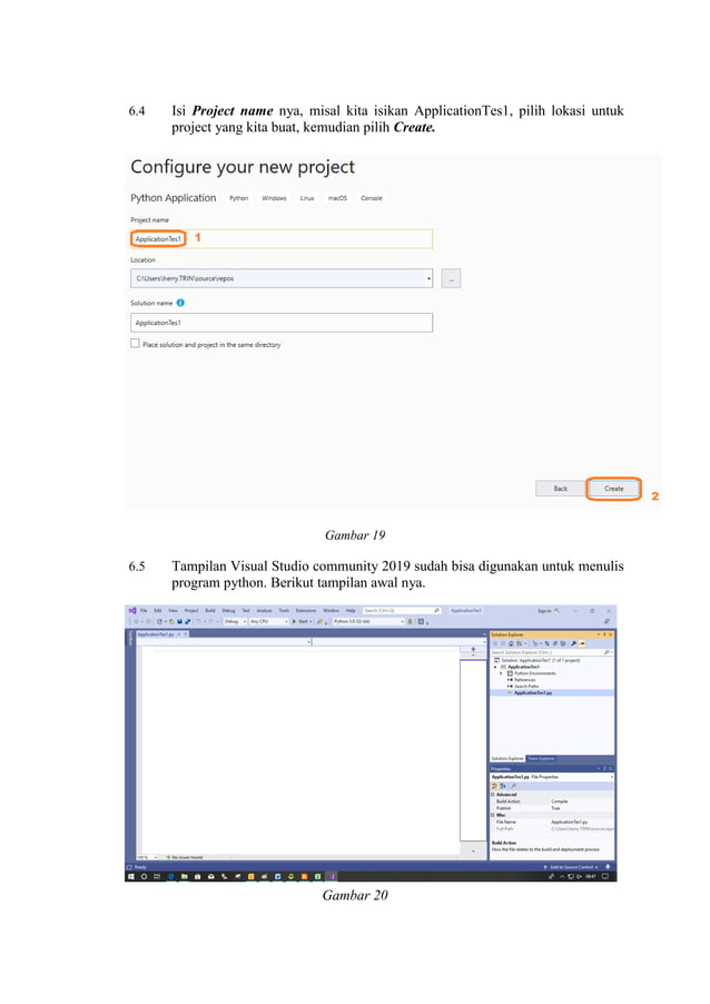 Langkah langkah untuk menginstal program python 3 pada sistem operasi ...