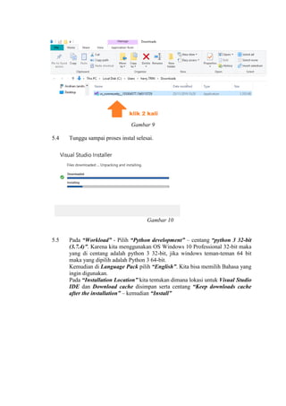 Langkah langkah untuk menginstal program python 3 pada sistem operasi ...