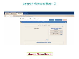 Langkah Membuat Blog | PPT | Free Download
