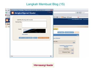 Langkah Membuat Blog | PPT