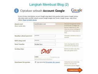 Langkah Membuat Blog | PPT