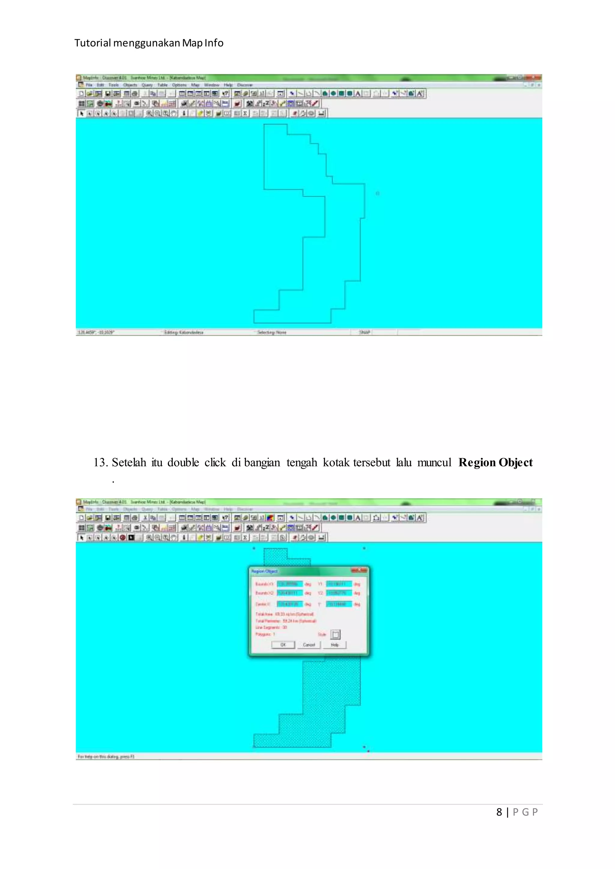 Tutorial map info | UTS Komputer Reschi | DOCX
