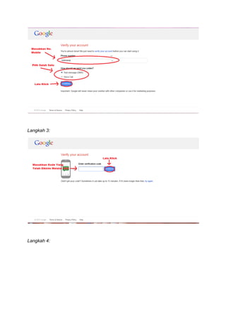 Langkah2 membuat email | PDF