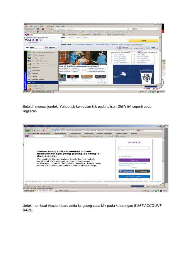 Langkah2 membuat email | PDF