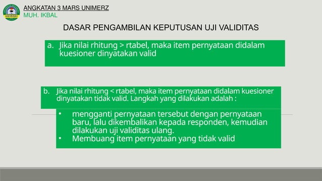 LANGKAH2 UJI VALIDITAS INSTRUMEN PENELITIAN.pptx