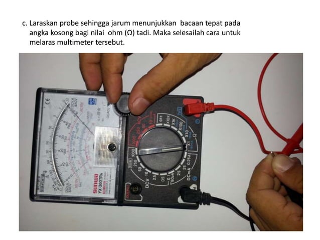 Langkah awal penggunaan multimeter | PPTX
