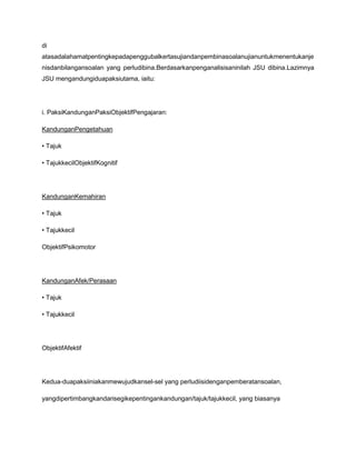 Langkah buat jsu | DOCX