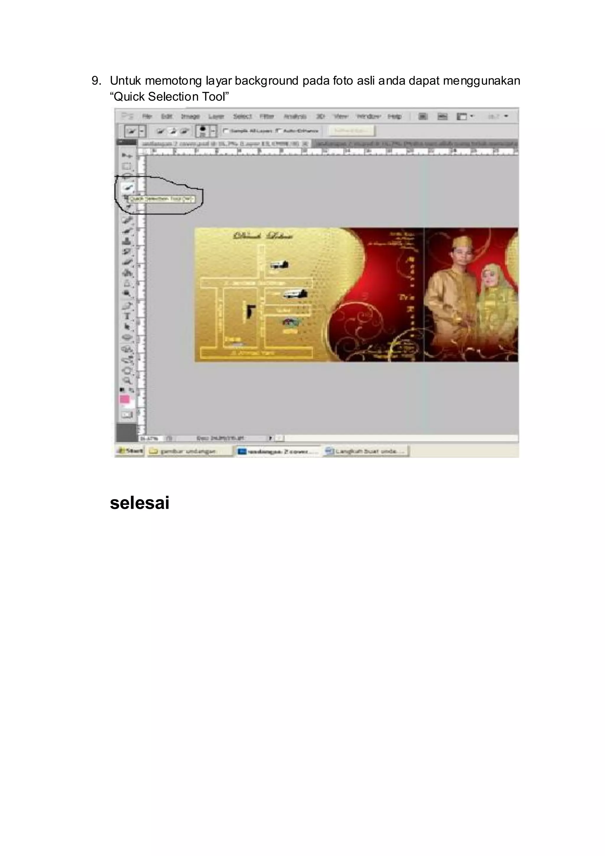 Langkah buat undangan pernikahan I | PDF
