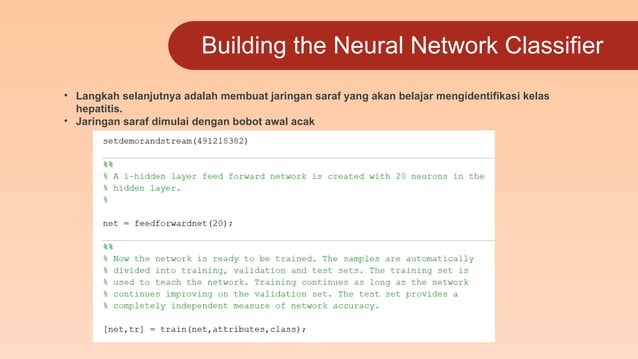 Langkah Building the Neural Network Classifier.pptx