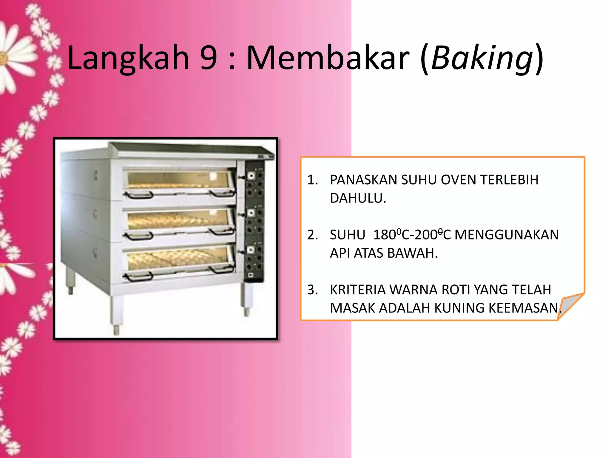 Langkah kerja menyedia doh softroll | PDF