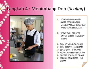 Langkah kerja menyedia doh softroll | PDF