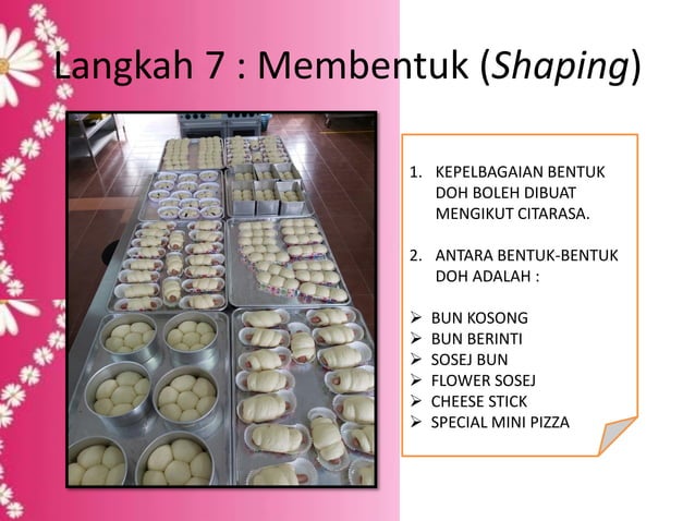 Langkah kerja menyedia doh softroll | PPT